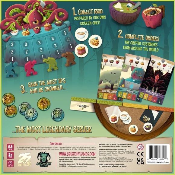 25th Century Games | Games | Cryptid Cafe Board Game | Poshmark